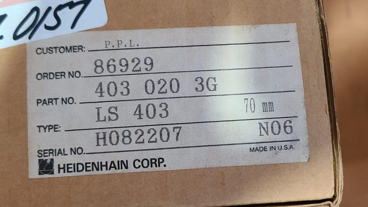 New HEIDENHAIN LS 403 Glass Linear 70 mm Scale