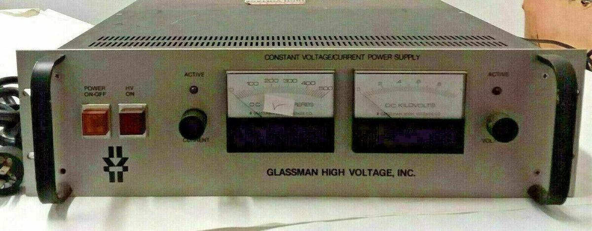 GLASSMAN PG-001N-500 Constant High Voltage Current Power Supply PG-001