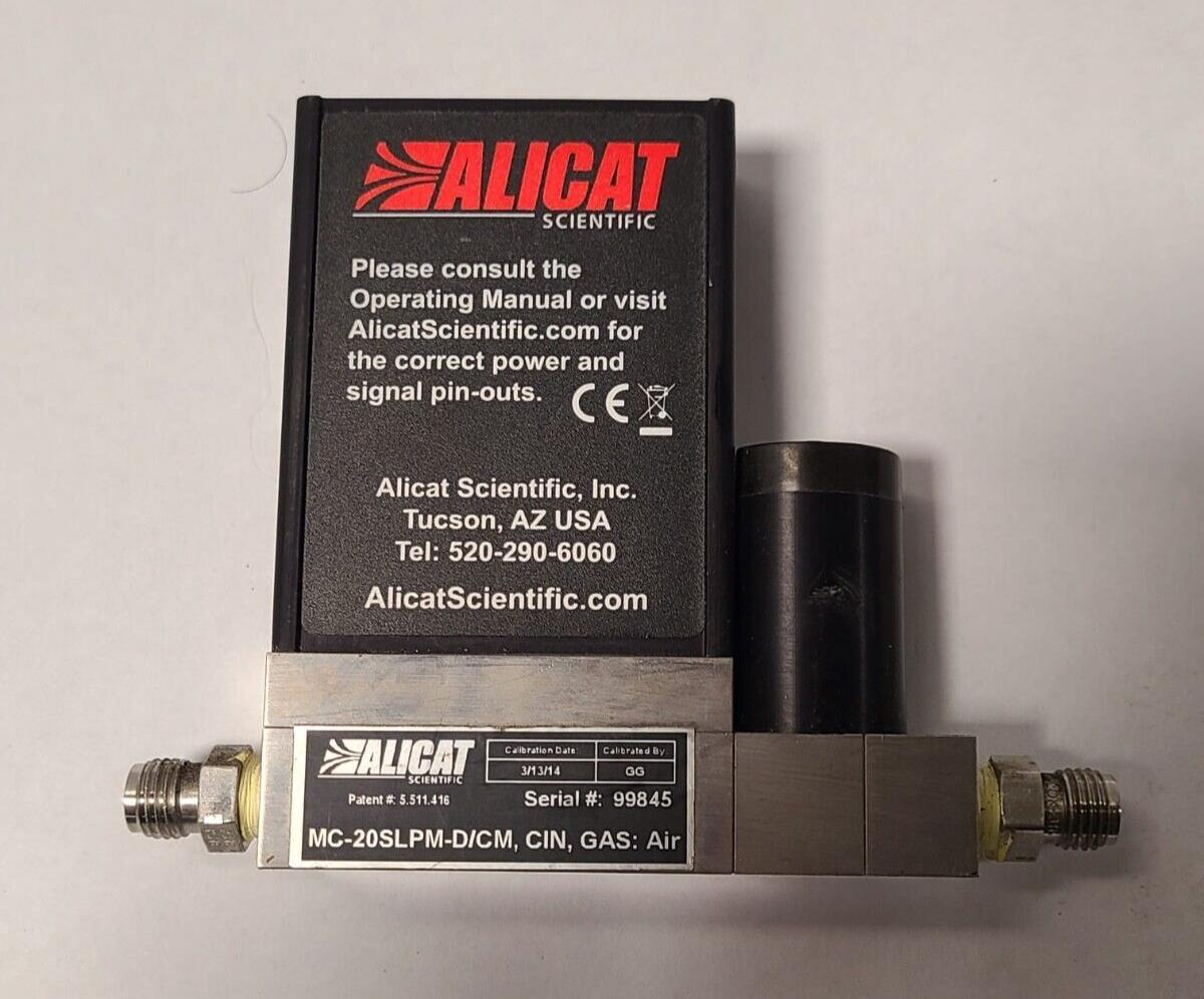 Alicat Scientific MC-20SLPM-D/CM CIN, GAS Digital Mass Flow Meter Cont