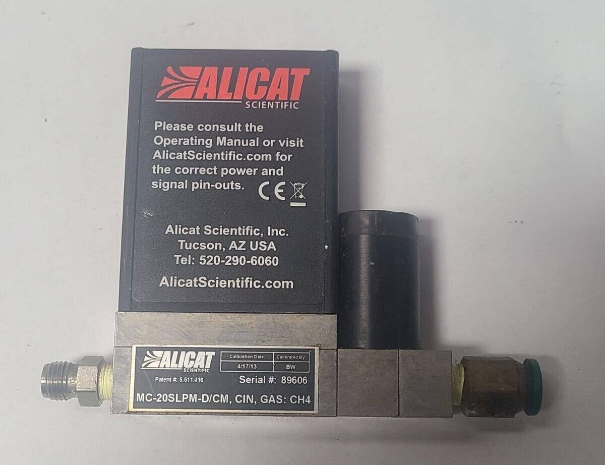Alicat Scientific MC-20SLPM-D/CM CIN, GAS Digital Mass Flow Meter Cont