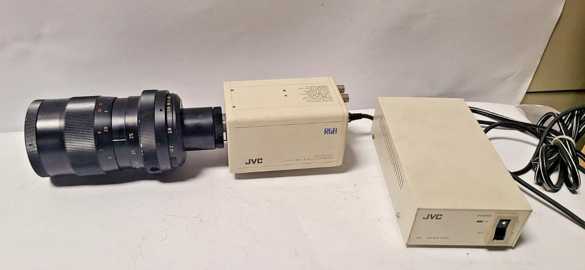 Fujinon TV Z 20-100mm f1.8 c5x20 C mount Japan JVC TK-1070U CCD RGB CA