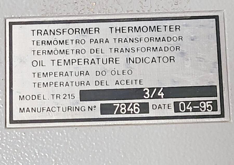 Transformer Thermometer TR 215