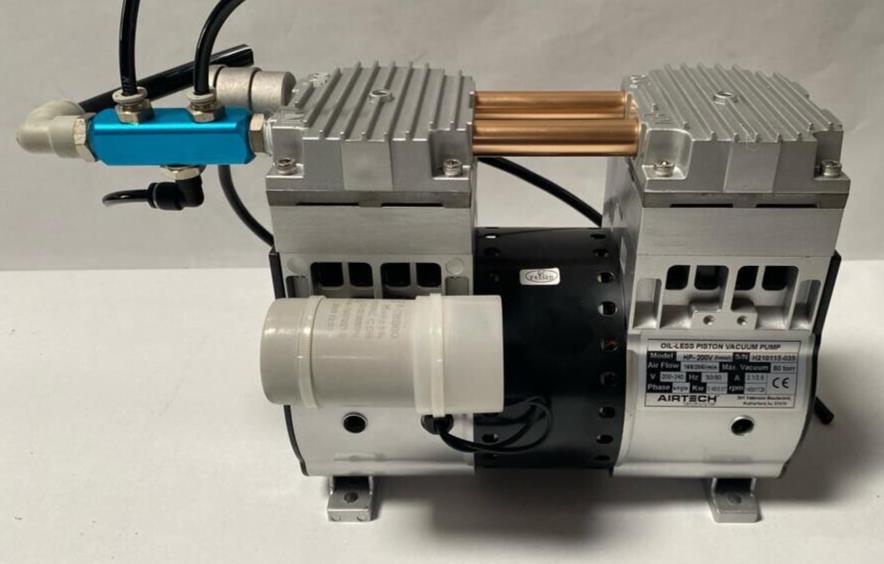 NEW AirTech HP-200V Oil Less Piston Vacuum Pump Free Shipping