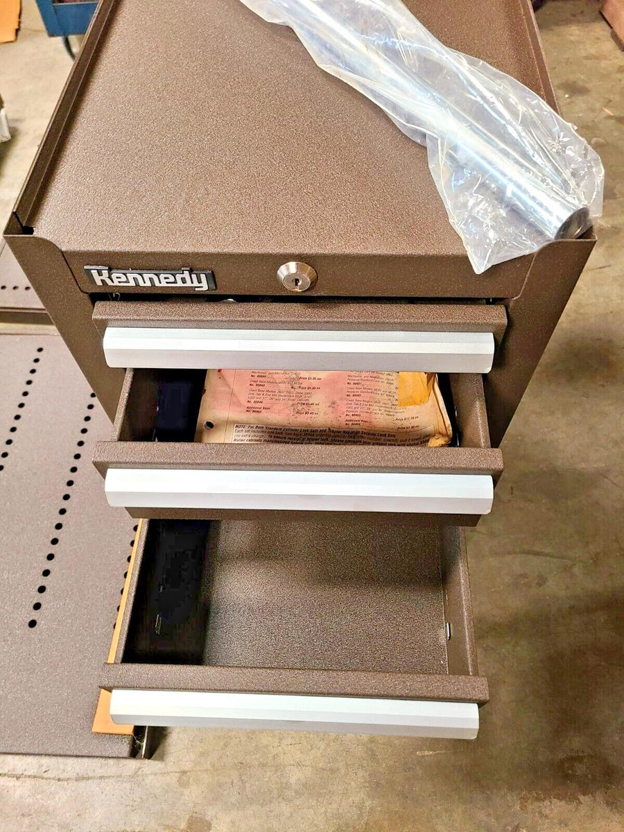 KENNEDY Model 205 Cabinet 5 Drawers Tool Storage Parts Heavy Duty Powd