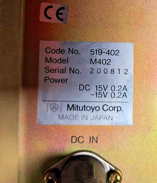 Mitutoyo MU-CHECKER M402 519-402