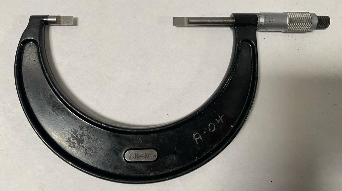 Starrett 486 Blade Micrometer 3-4"