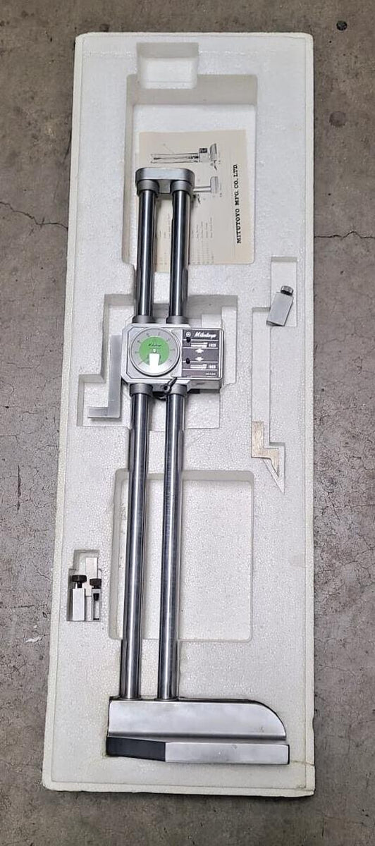 Mitutoyo .001-18" Height Gage Double Beam Analog Gauge 192-112