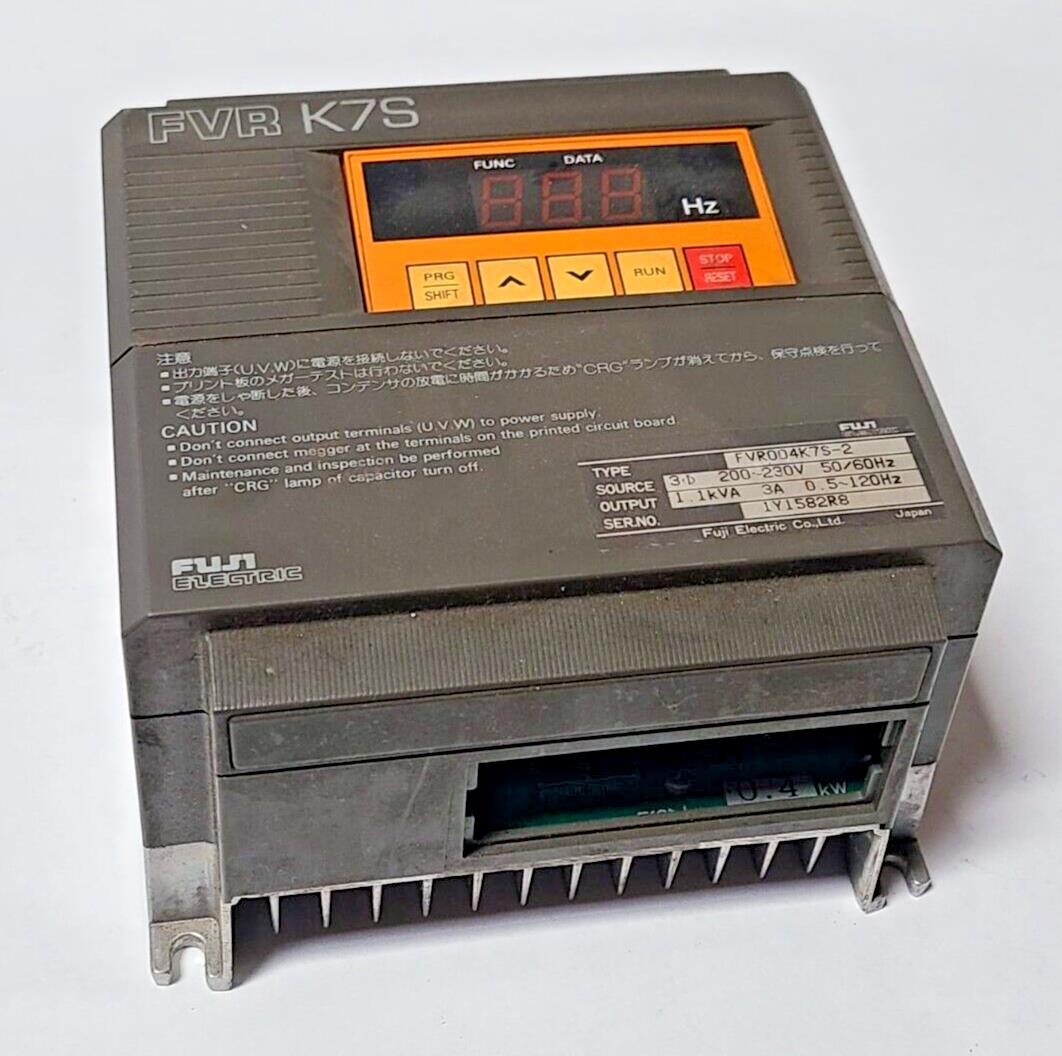 Fuji Inverter FVR K7S FVR004K7S-2 200-230V 50-60HZ 3A