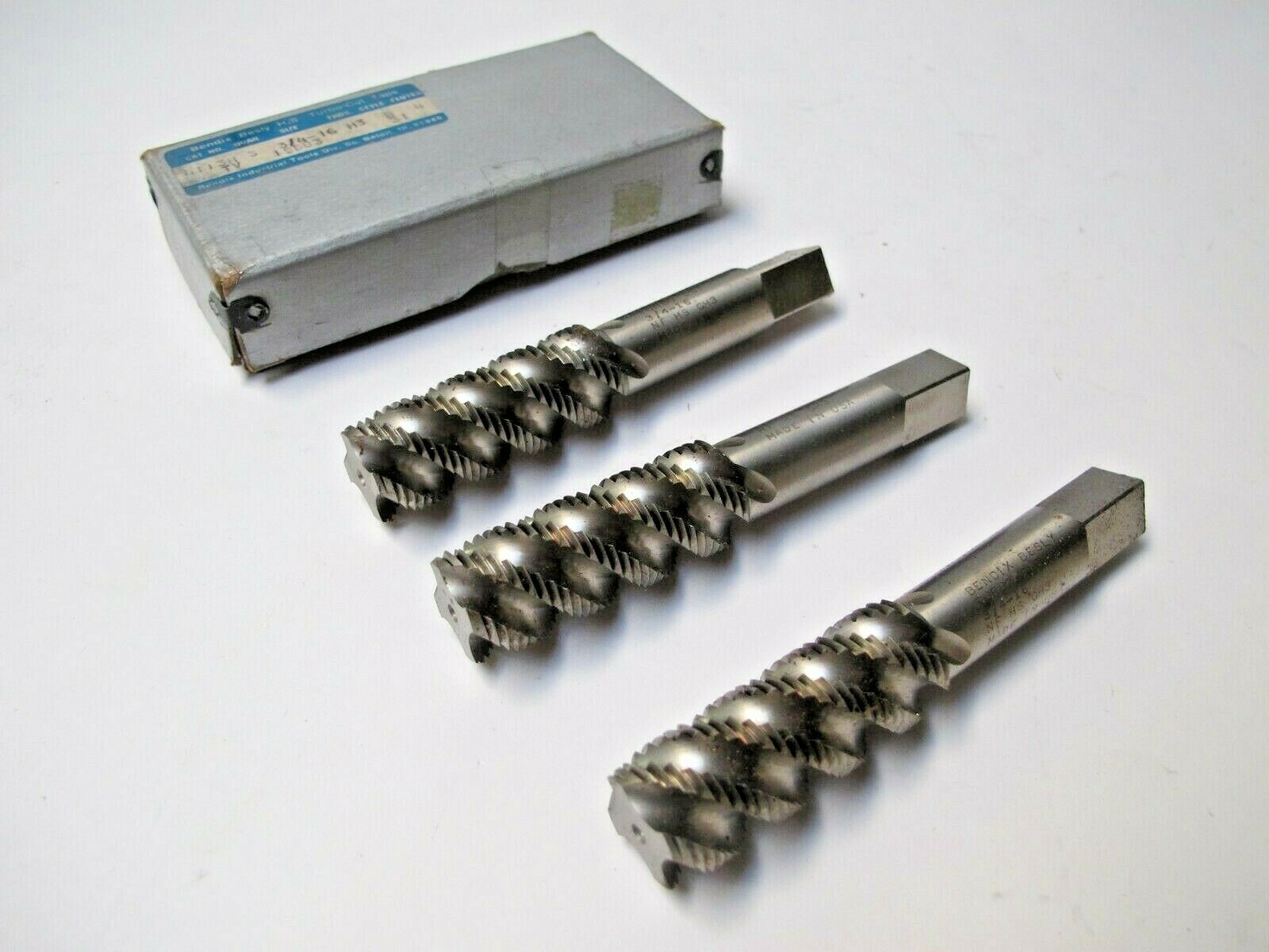 Lot of 3 Besly Turbo Cut Tap 3/4-16 NF HS GH3 4 FLUTE Brand NEW Made i