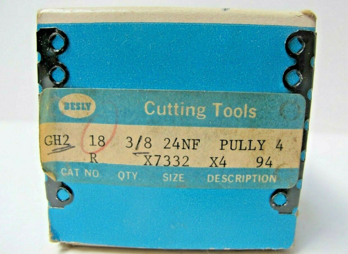 1 Besly Tap 3/8 - 24 NF HS GH2 4 Flutes X7332 Brand New Made in USA