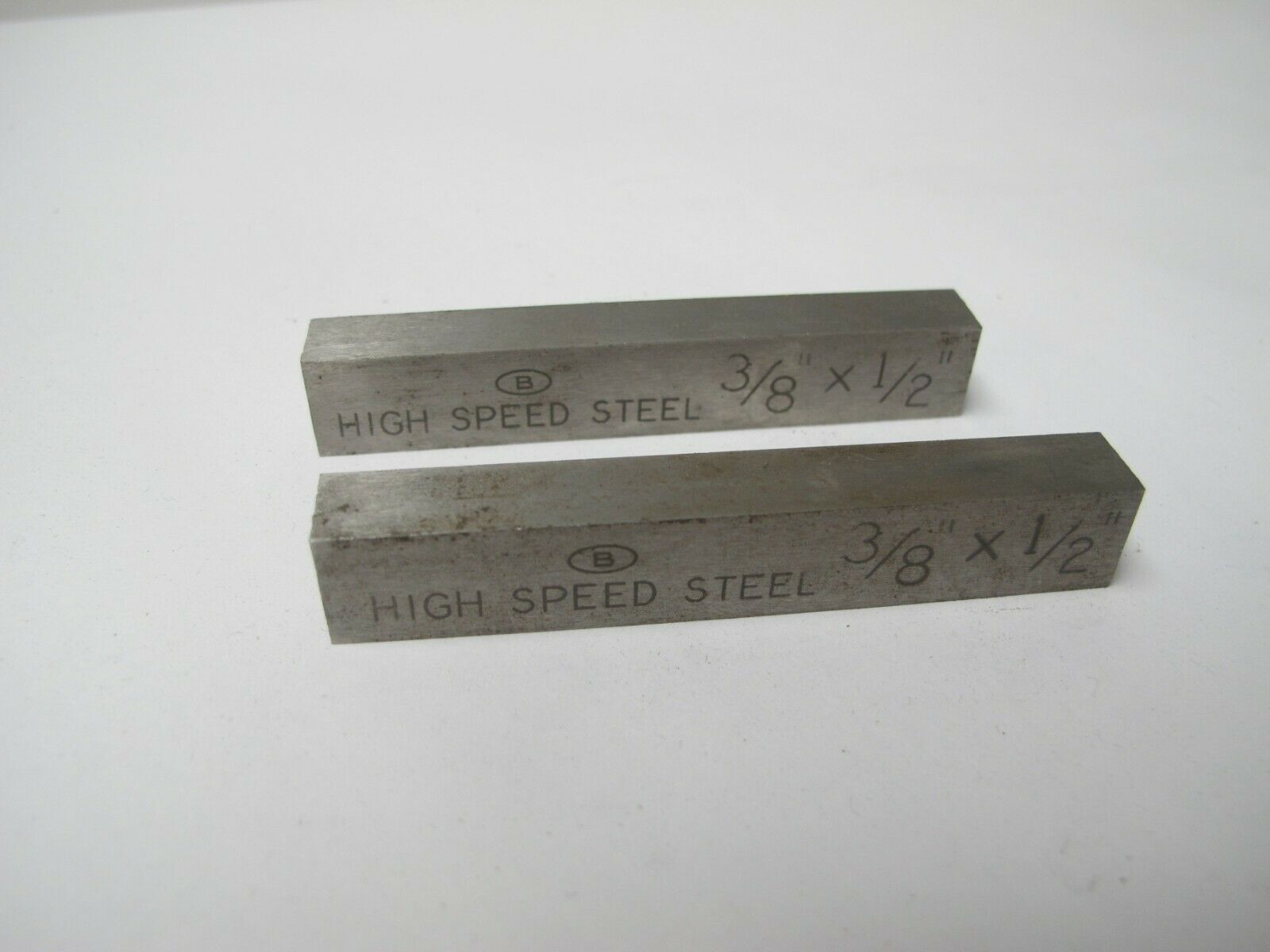 Lot of 2 Besly 3/8 x 1/2 x 3" rectangle Lathe Tool Cutting HSS Bits Hi