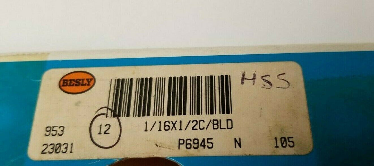 2 1/16 x 1/2 x 4-1/2 Lathe Tool Cutting Hss Bit BESLY USA High Speed