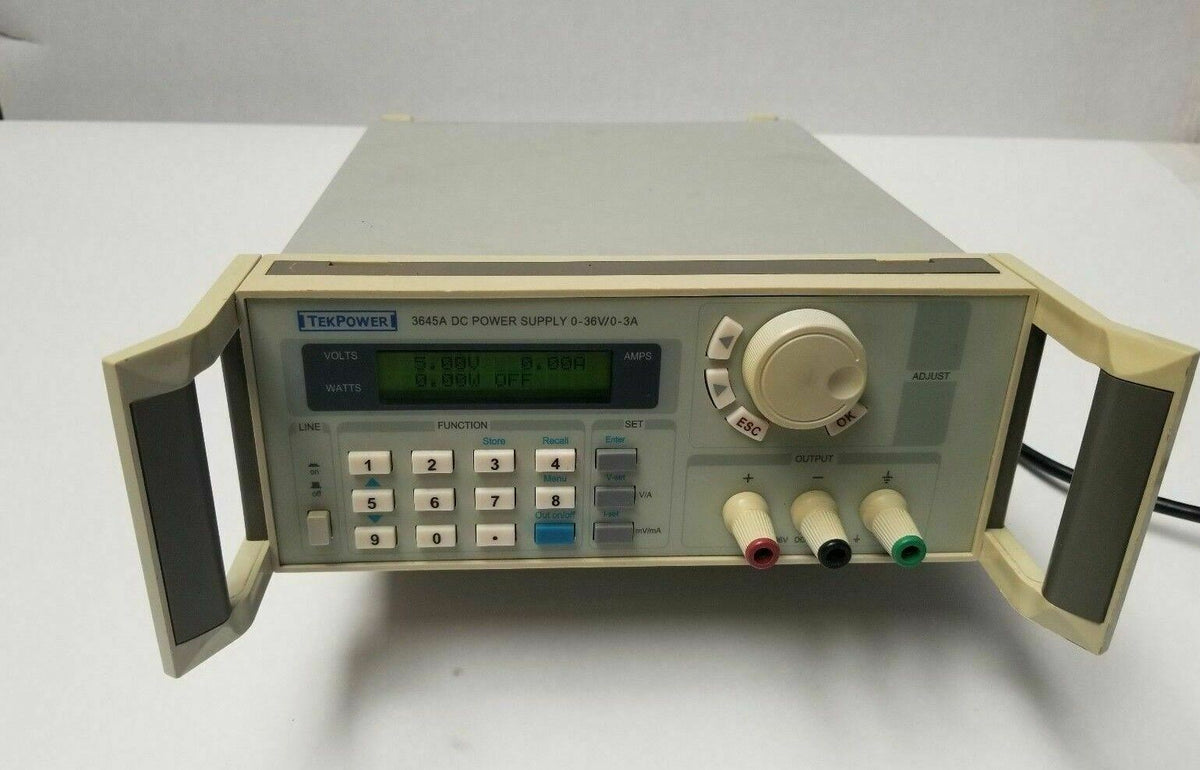 Tekpower TP 3645A Programmable Variable DC 0-36V 0-3A Power Supply PWR