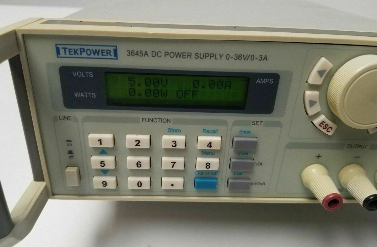 Tekpower TP 3645A Programmable Variable DC 0-36V 0-3A Power Supply PWR