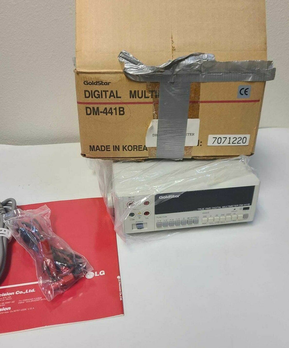 LG GoldStar True RMS Digital Multimeter DM-441B