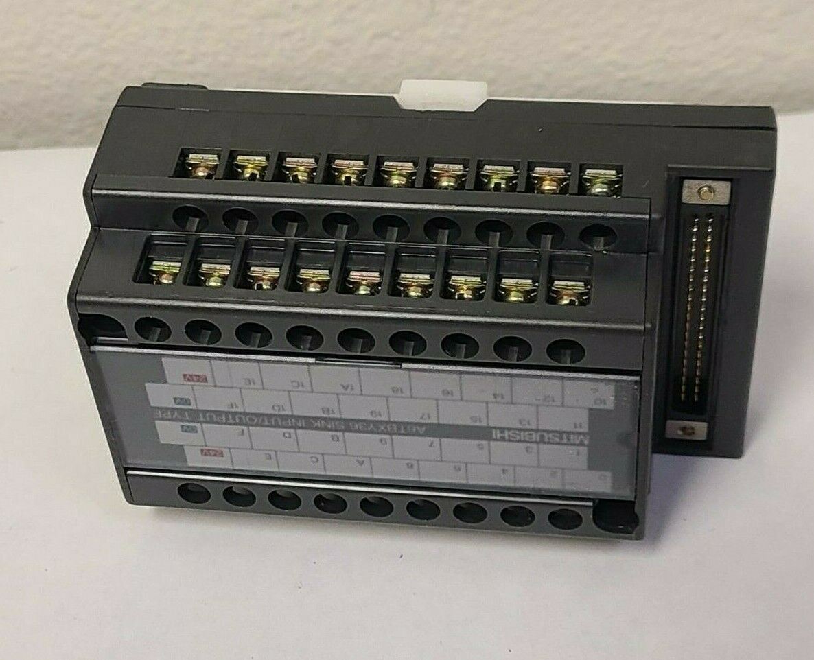 Mitsubishi A6TBXY36 Terminal Board Power Supply PLC Module SERVO BLOCK
