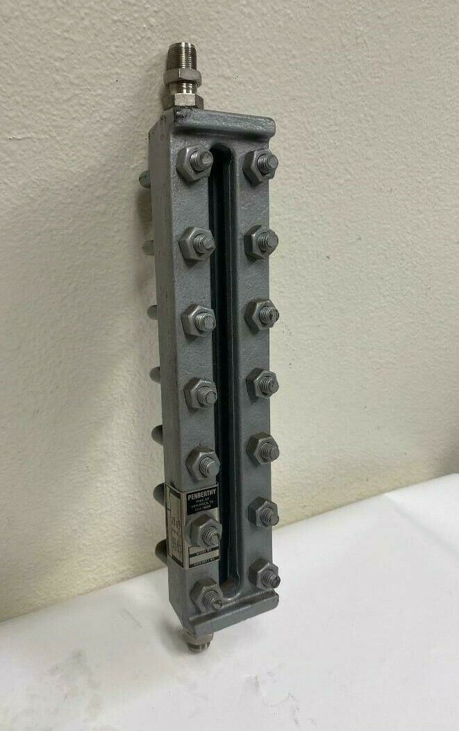 Penberthy Model RM Liquid Level Gage 1RM8 1 Section Glass