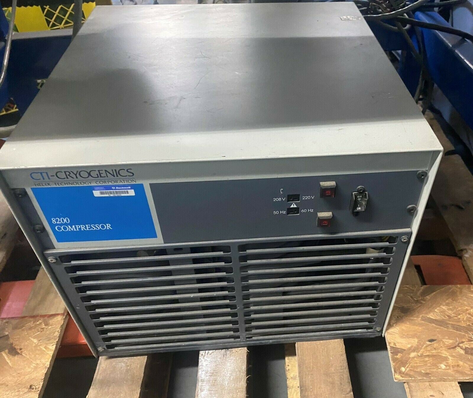 CTI - CRYOGENICS 8200 Compressor P/N 8032550G002 Single Phase 220 Volt