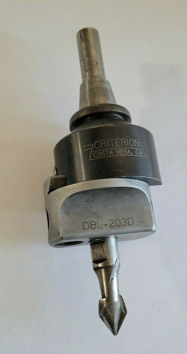 Criterion DBL-203D Boring Bars Head With 0.75” shank Bridgeport Mill T