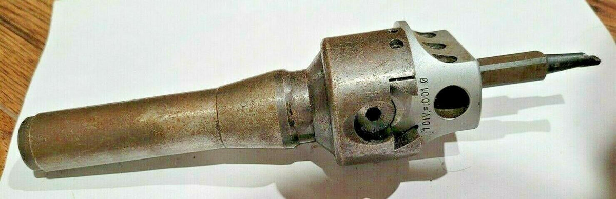 Criterion DBL 202 Boring Bars Head With R8 shank Bridgeport Milling To