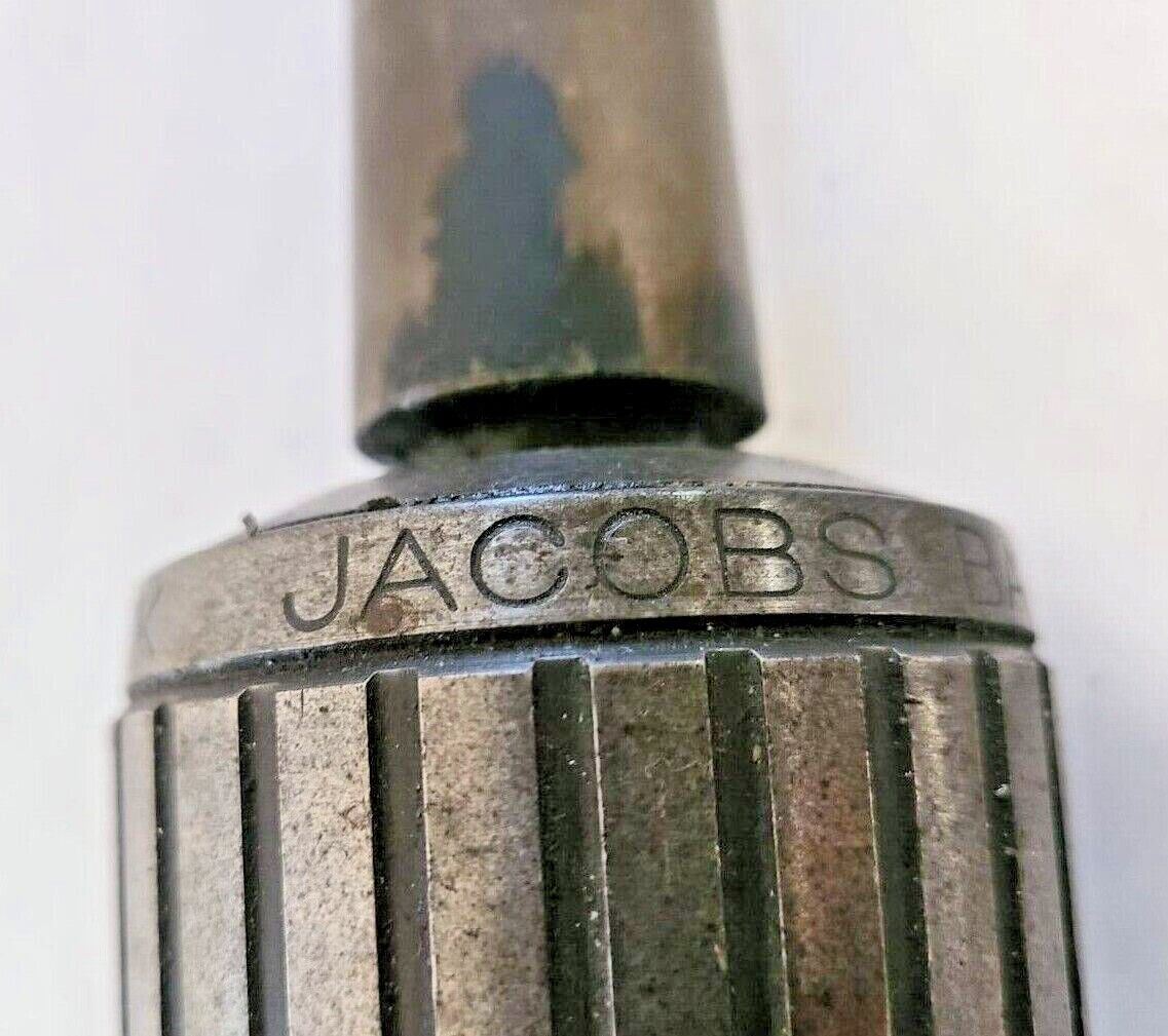 Jacobs 16N Ball Bearing Super Chuck 1/8- 5/8" Capacity Morse 4 Arbor D