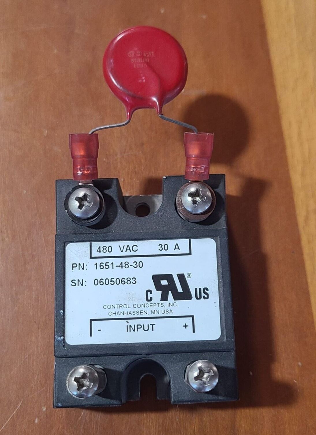 Control Concepts 1651-48-30 Solid State Relay 480 VAC 30 A