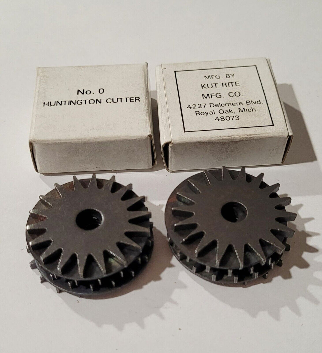 Lot of 2 No. 0 Huntington Cutter by KUT-RITE Grinding Wheel Dresser
