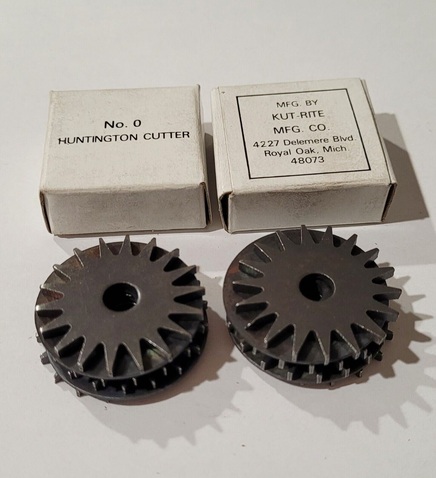 Lot of 2 No. 0 Huntington Cutter by KUT-RITE Grinding Wheel Dresser