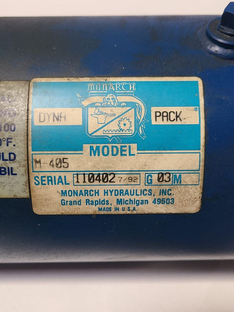 Monarch Hydraulics M-405 MARATHON 1-1/2 HP AC ELECTRIC MOTOR 1725 RPM