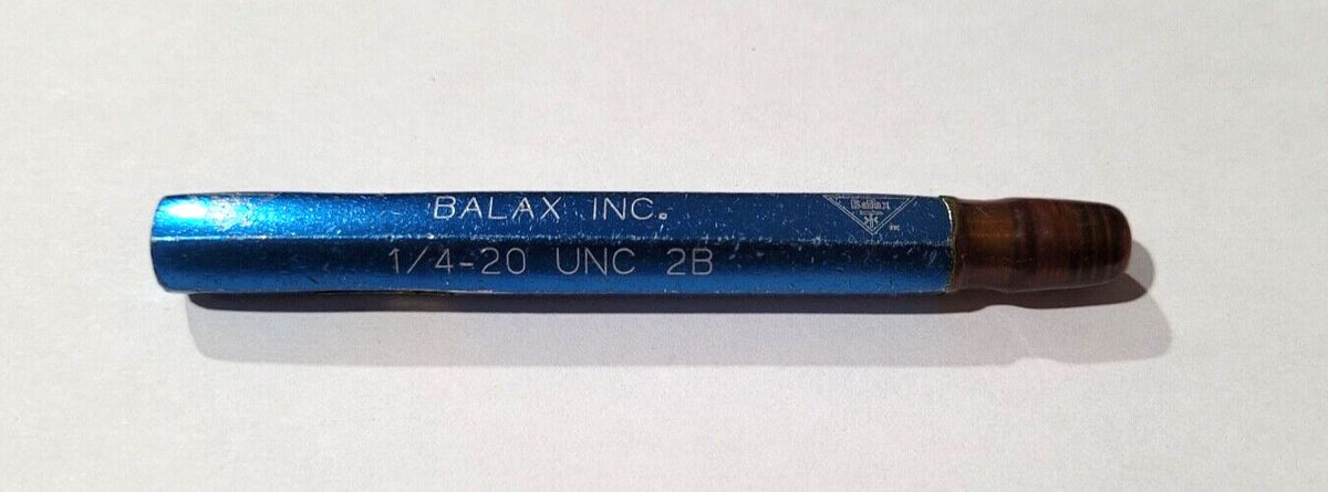 1/4-20 UNC 2B BALAX NO GO Thread Plug Gage NOGO PD .2224