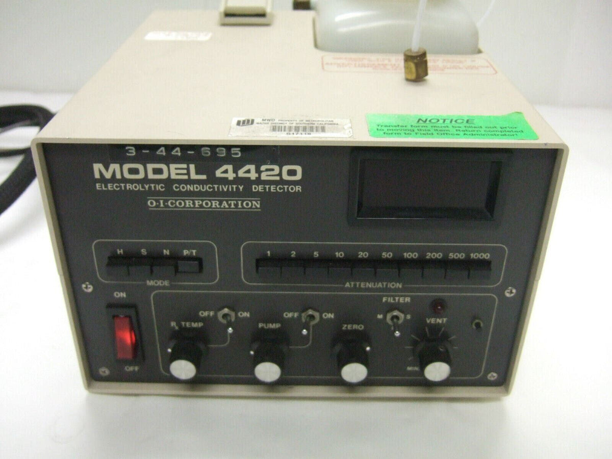 O I Corporation Model 4420 ELCD Electrolytic Conductivity Detector