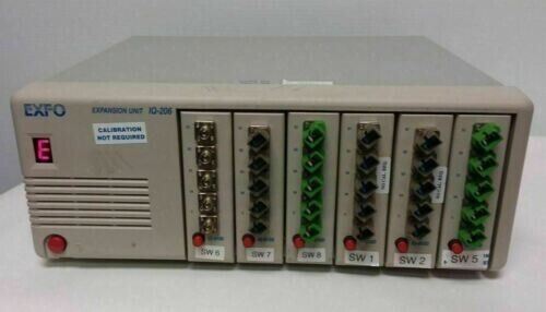 EXFO Optical Test Expansion Unit IQ-206 with 5 IQ-9100 Optical Switch