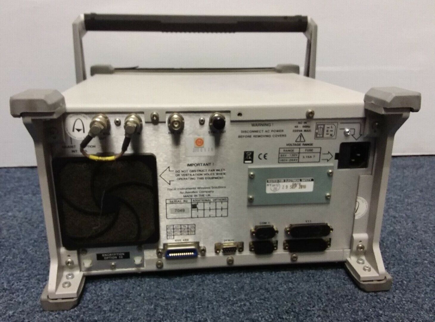 Racal Instruments Aeroflex 6103G GSM/GPRS Digital Quad-Band Radio Test