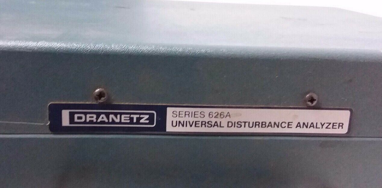 DRANETZ Universal Disturbance Analyzer Series 626A With Printer