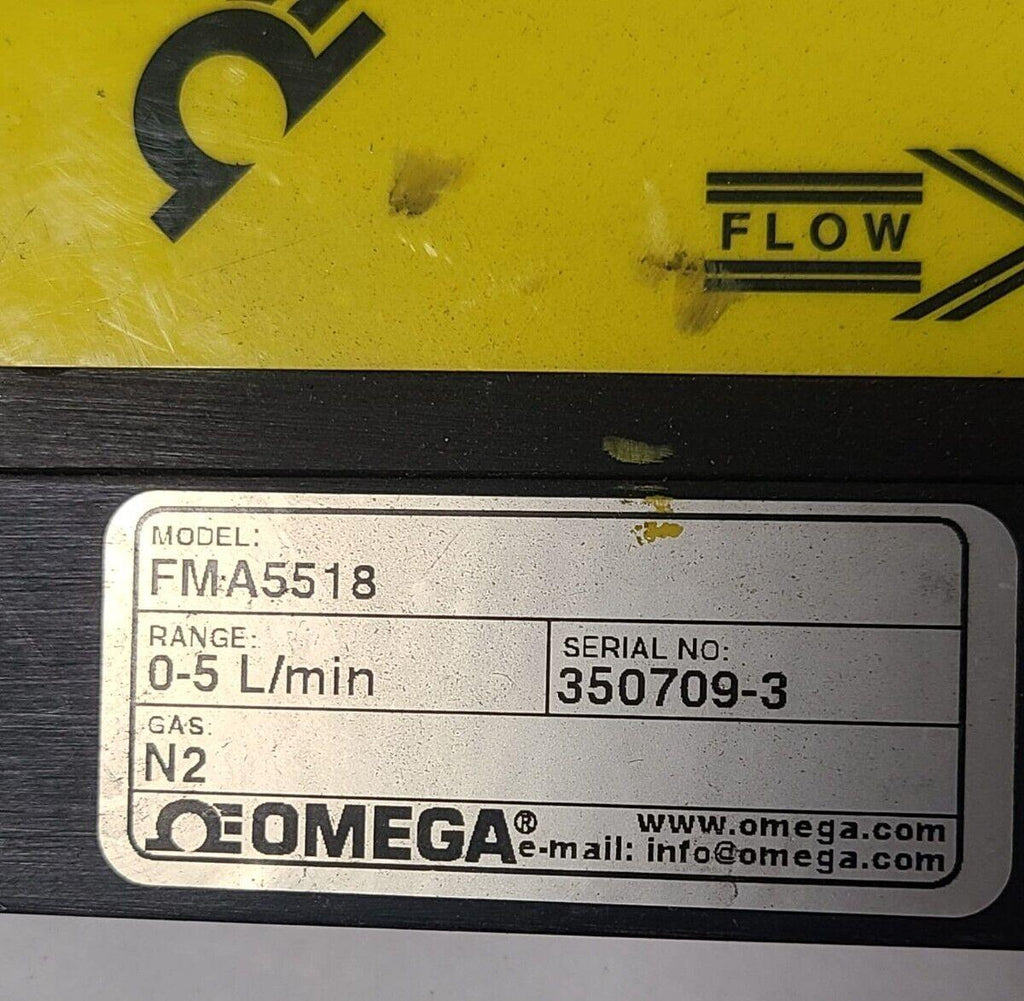 Omega FMA5518A FMA5400 5500 Mass Flow Meter Controller