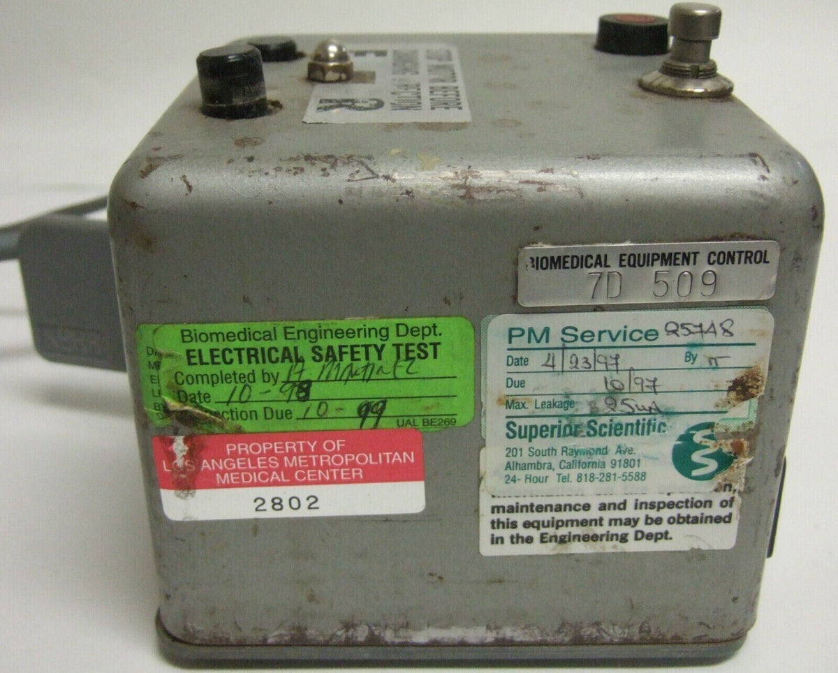 Kerr Electro-torque II Model A-TM Power Supply Dentist Drill Handpiece