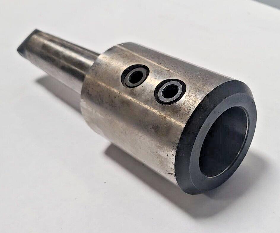 MT5 Lathe Turning Morse Taper 5 Adapter To End Mill Drill Bit 2" Made