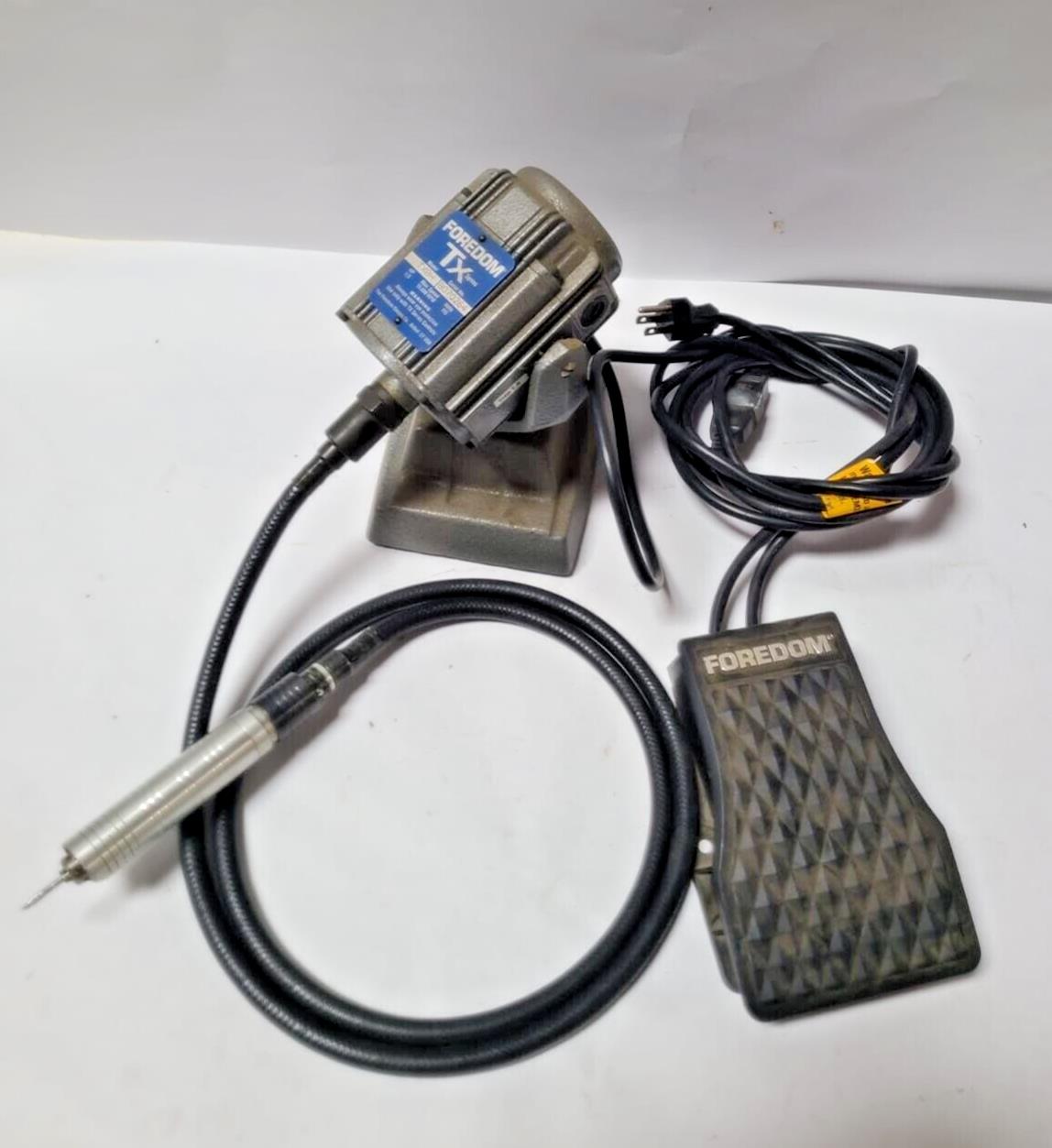 FOREDOM TXBH TX Series 1/3 HP Motor 15,000 RPM Flexible Shaft Machine