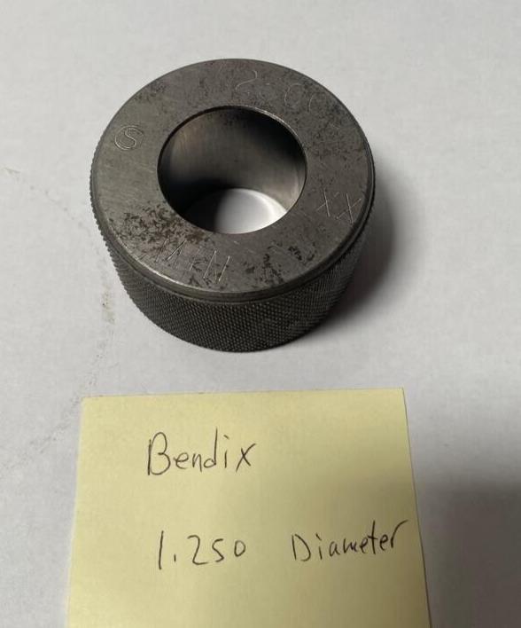 Bendix 1.250 Dia PLAIN BORE RING GAGE