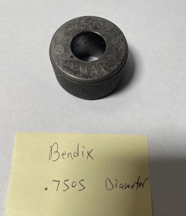 Bendix .7505 Dia PLAIN BORE RING GAGE