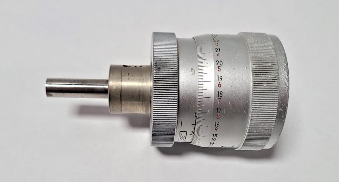 Nikon Micrometer Head 0.0001" For Scale Comparator Microscope