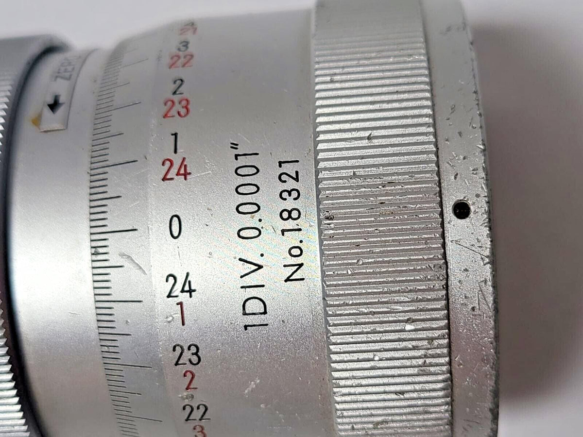 Nikon Micrometer Head 0.0001" For Scale Comparator Microscope