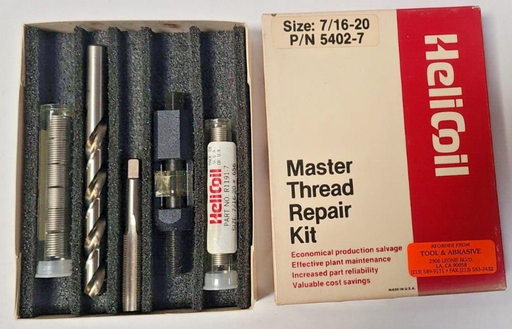 HELI-COIL Master Thread Repair Kit Size 7/16-20 5402-7