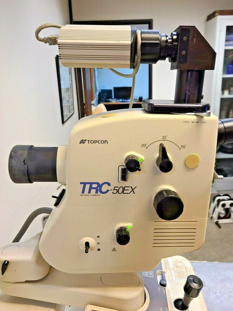 Retinal Camera Topcon TRC 50EX Digital imaging software power Japan Fu