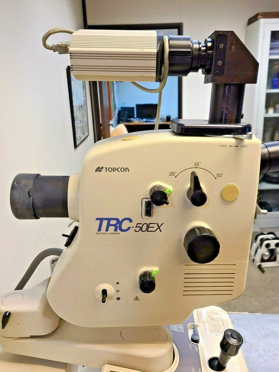 Retinal Camera Topcon TRC 50EX Digital imaging software power Japan Fu