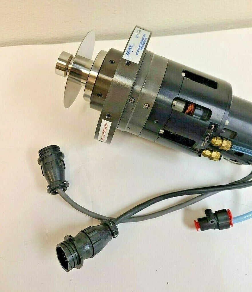 DOVER CRASH PROOF Air Bearing Spindle INTEGRAL MOTOR