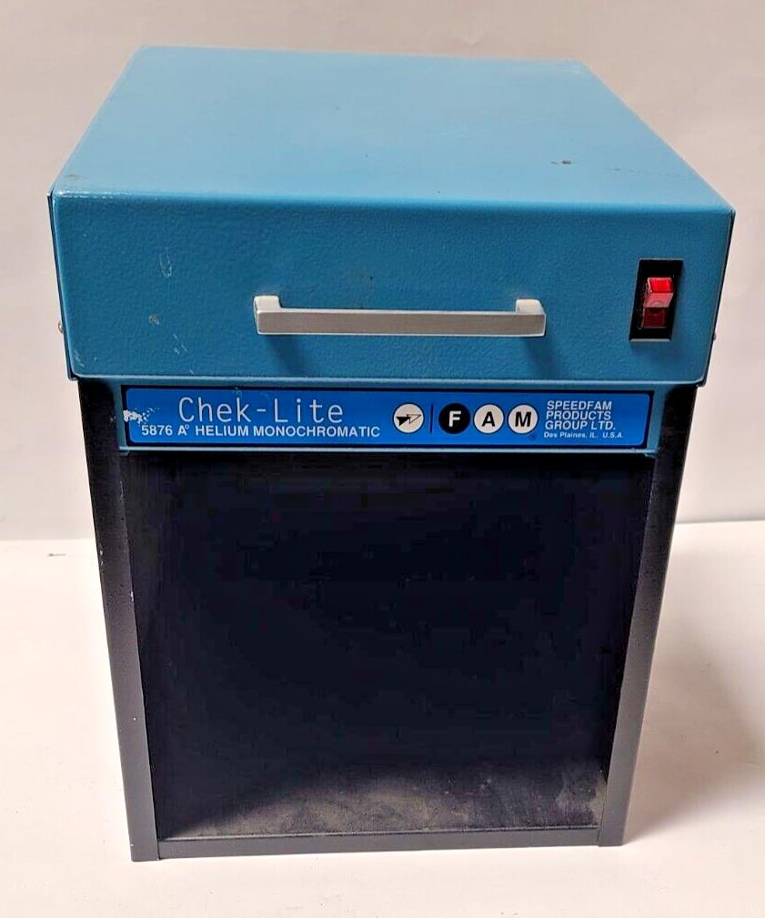 5876-A SPEEDFAM MONOCHROMATIC LIGHT HELIUM CHEK-LITE