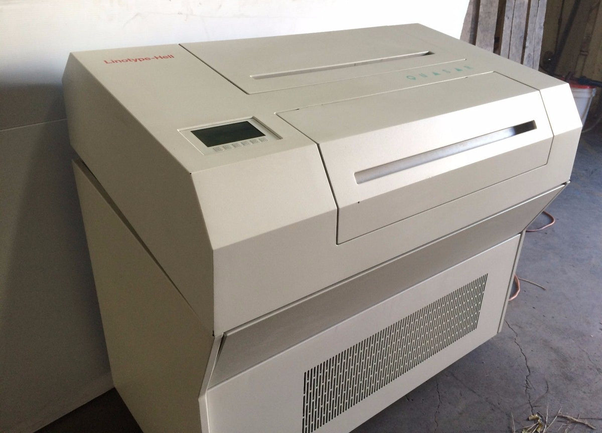 LINOTYPE-HELL QUASAR Imagesetter Typesetting Machine Pre- Press