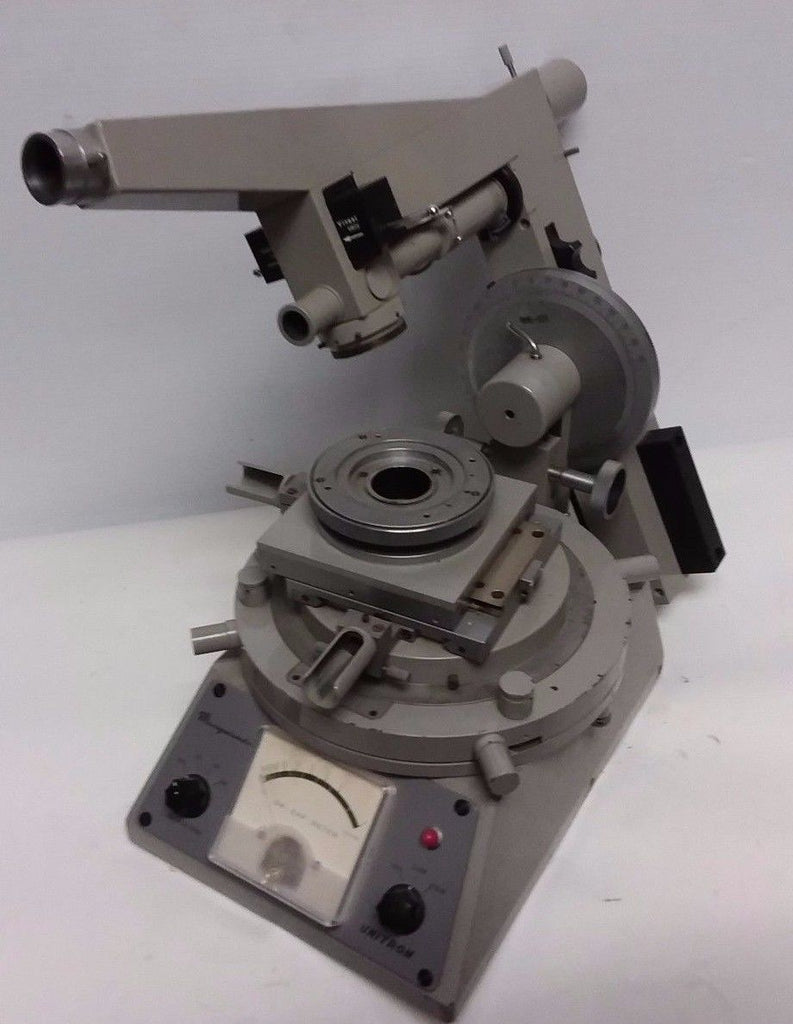 UNITRON MICROGONIOMETER Microscope Tip Tilt Stage