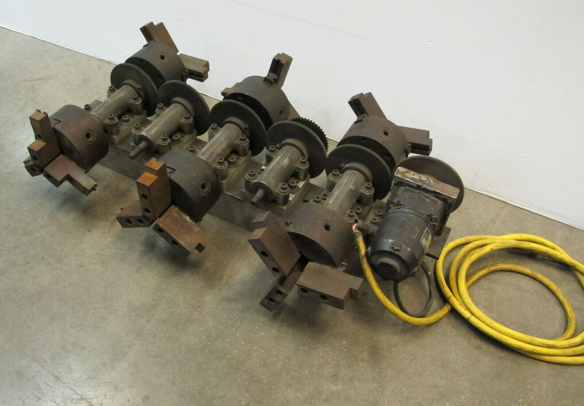Multi Station Rotary Fixture With 6 Chucks for Electron Beam Welder Mo